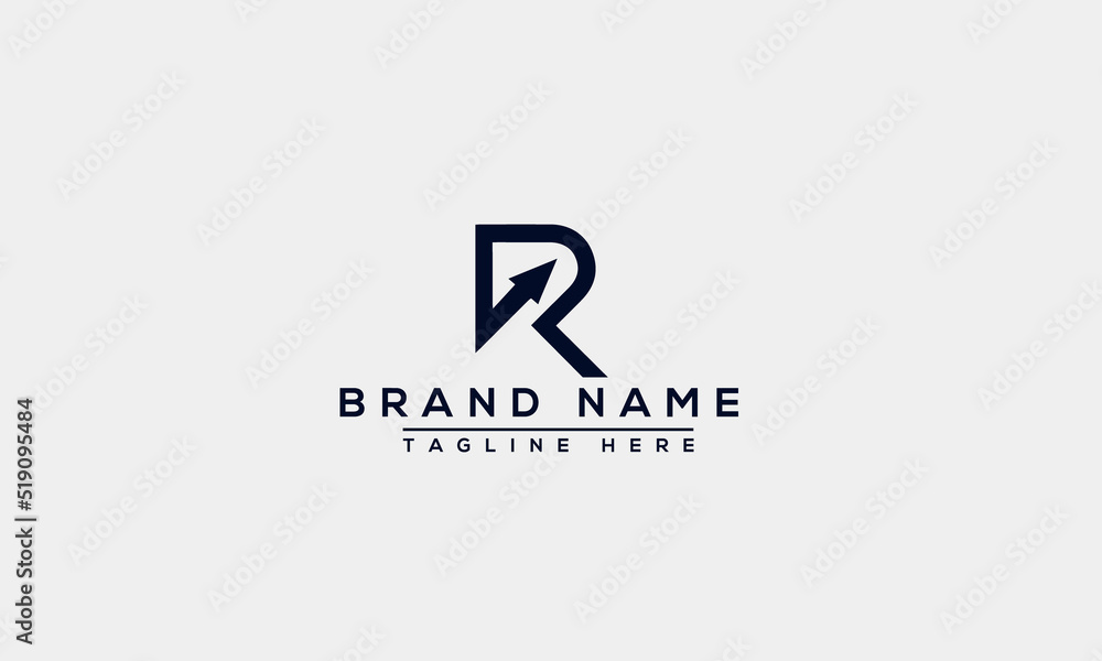Logo design letter R . Elegant modern. Vector template. Stock Vector ...