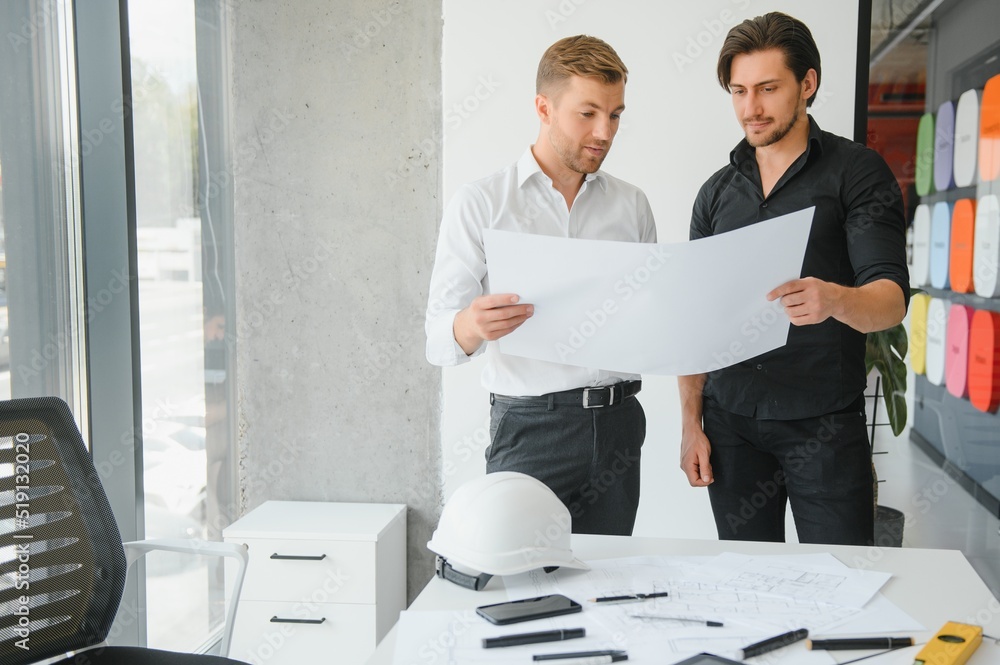 Engineers are helping to design work on blueprints and collaborate on ...