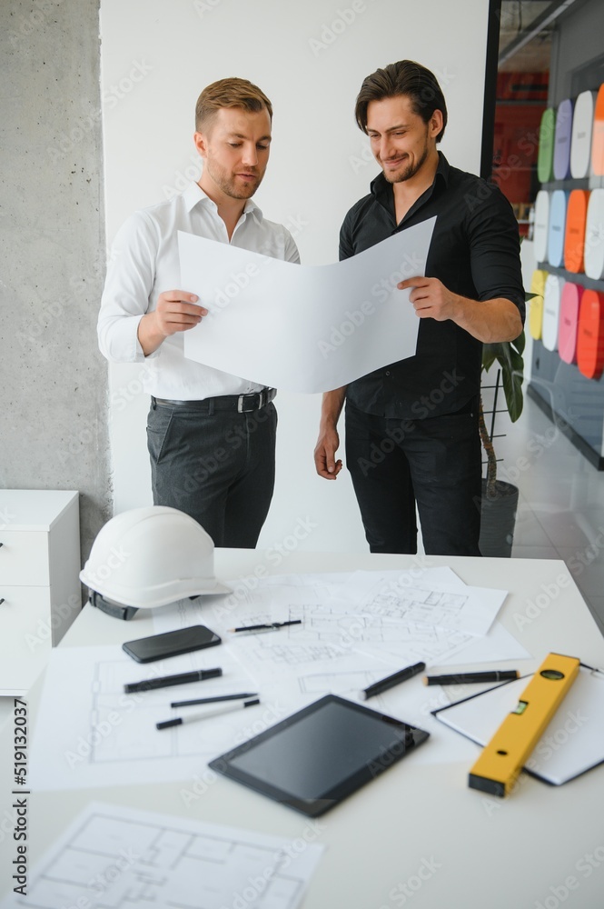 Engineers are helping to design work on blueprints and collaborate on ...