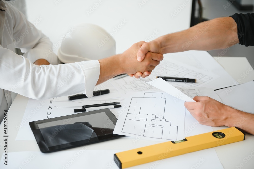 Engineers are helping to design work on blueprints and collaborate on ...