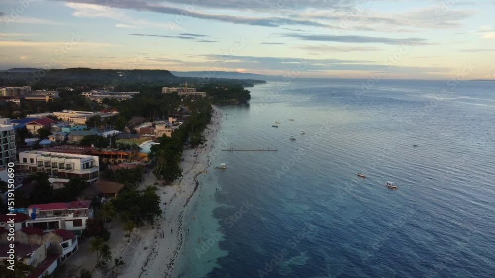 Video „Alona Beach, Panglao, Bohol, Philippines: may 2022 - Sunset ...