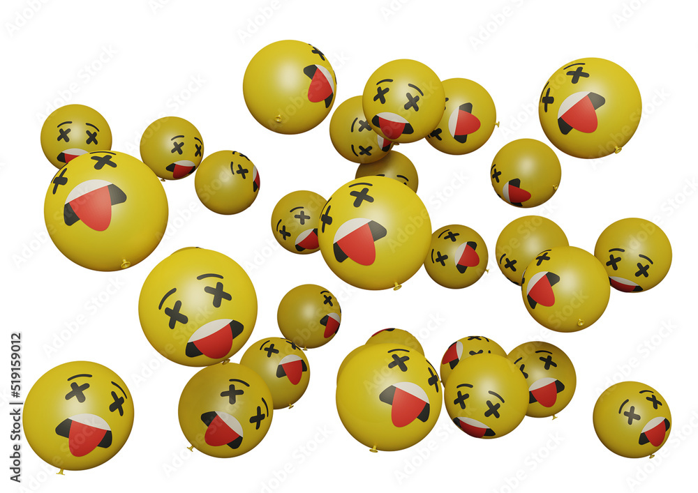 squinting face tongue out 3d render emoticon or emoji perfect for ...