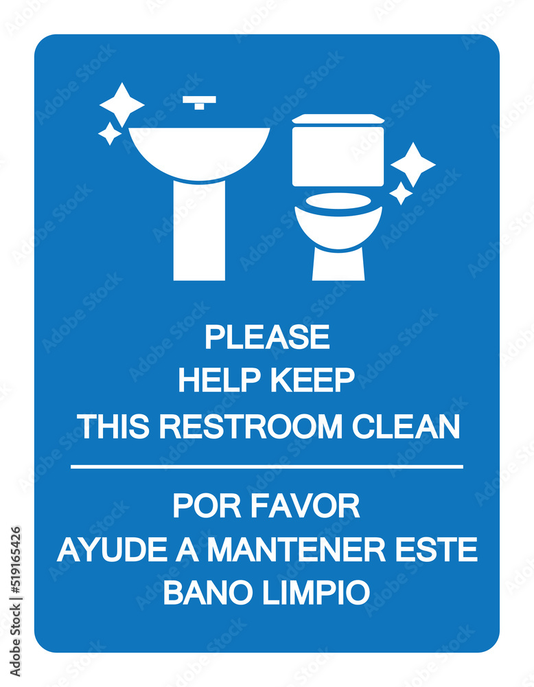 Clean Zone Symbol Sign, Vector Illustration, Isolate On White ...