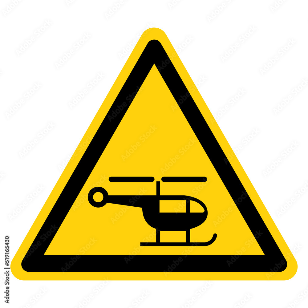 Helicopter Symbol Sign, Vector Illustration, Isolate On White ...