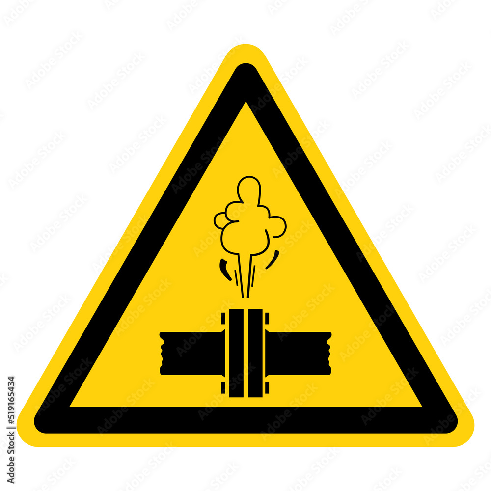 High Pressure Steam Symbol Sign, Vector Illustration, Isolate On White ...