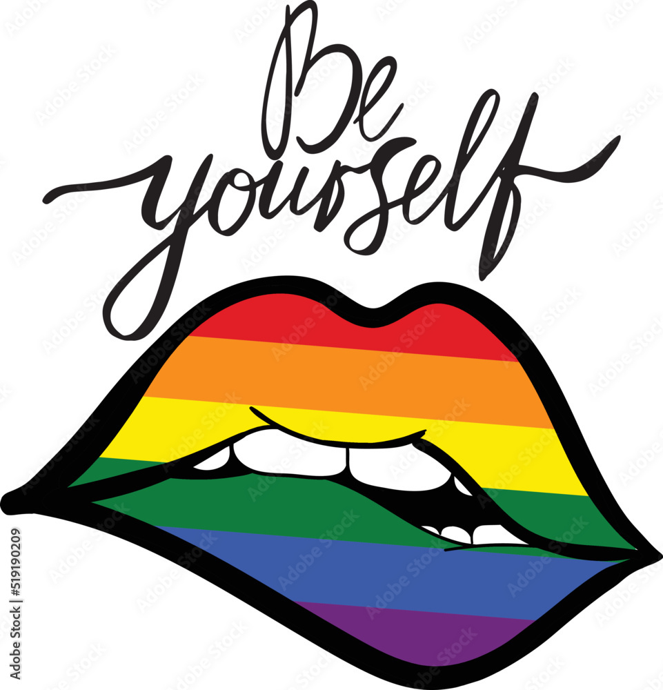 Vector greeting cards for LGBTQIA Pride Month. Social media post with ...