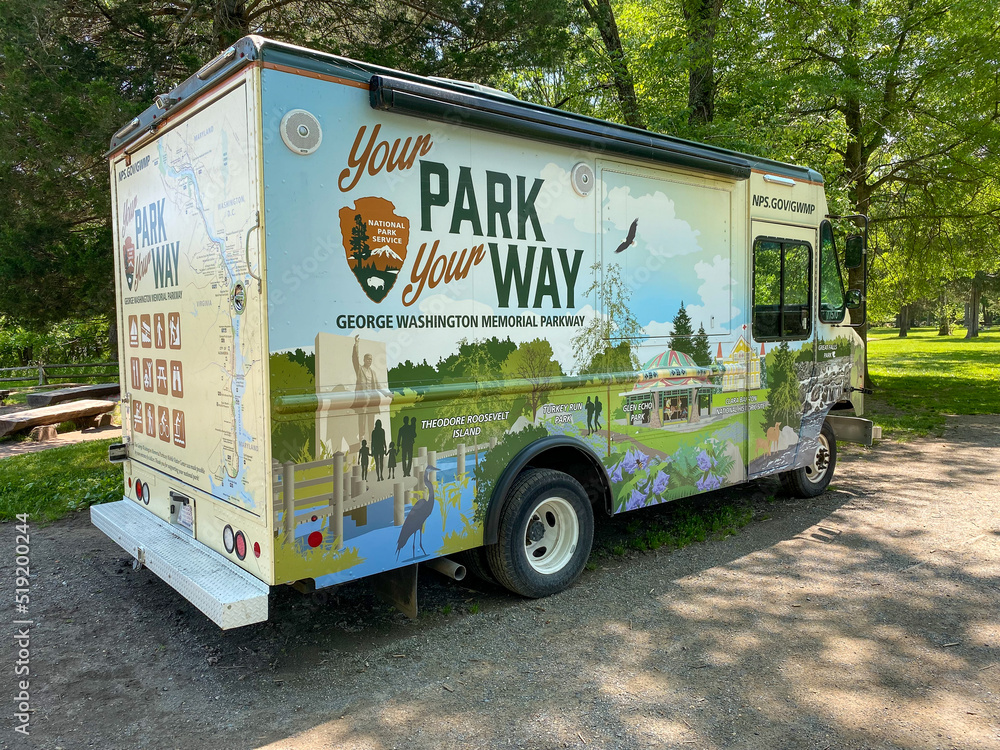 National Park Service mobile visitor center for the George Washington ...