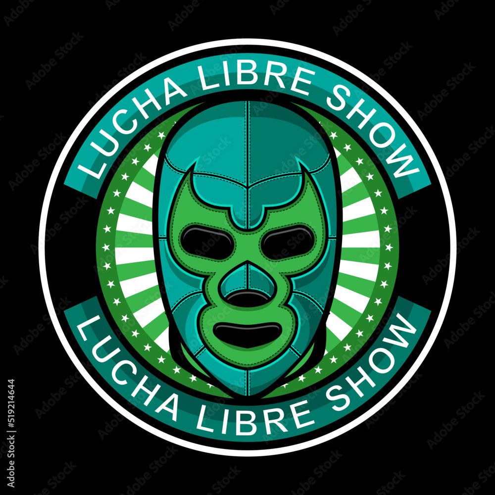 lucha libre show Stock Vector | Adobe Stock