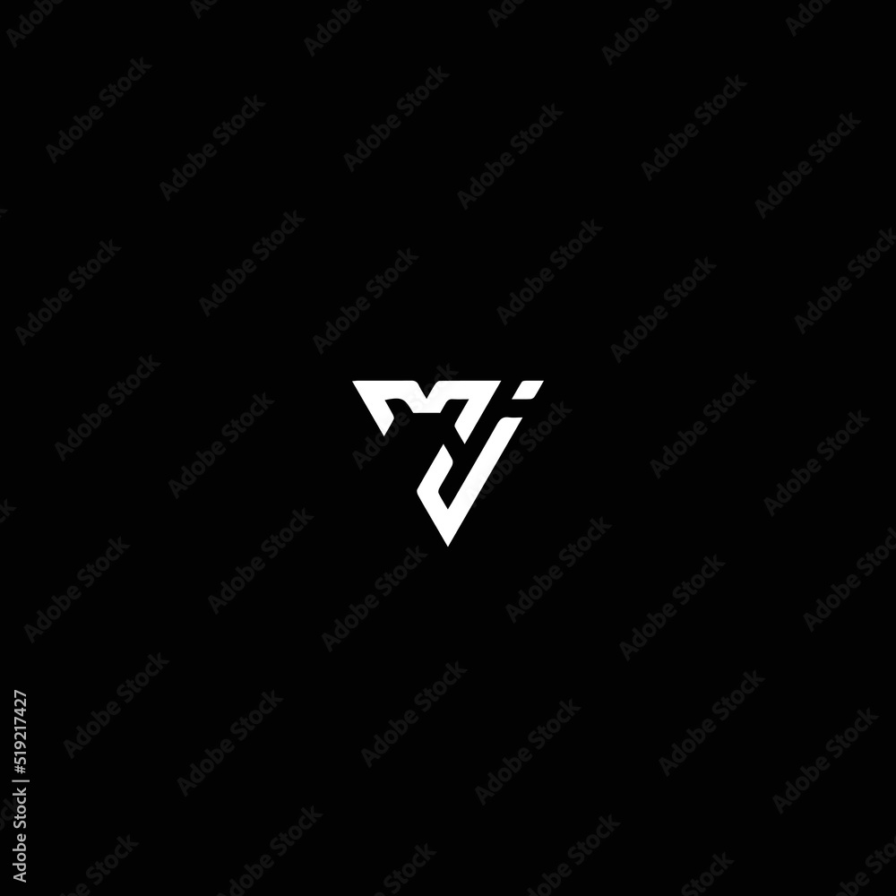 MJ MJ Logo Design, Creative Minimal Letter MJ MJ Monogram Stock Vector ...