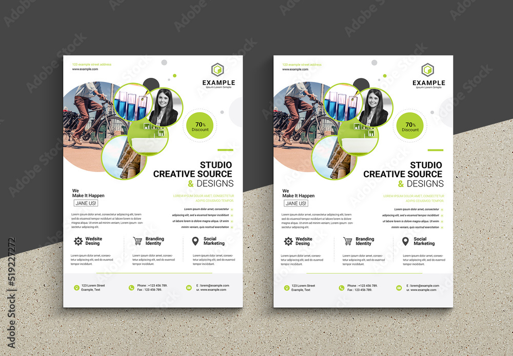Flyer Stock Template | Adobe Stock