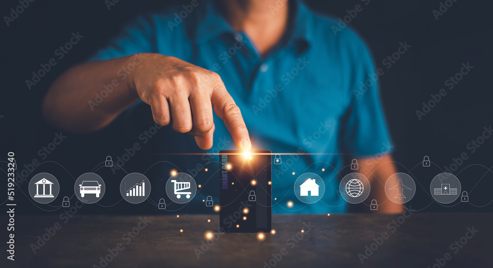 Concept of using smart card for money spending and protection of ...