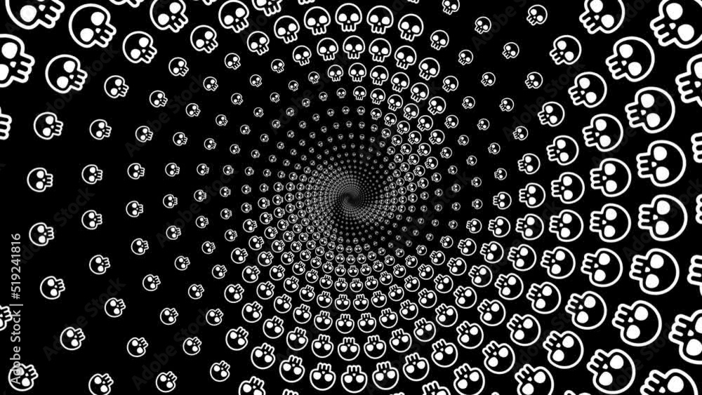 Vidéo Stock Twisting letter death animation creative. Twirling symbol ...