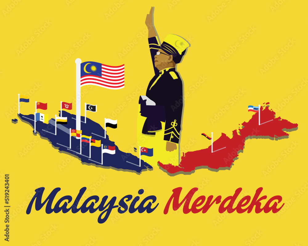 A vector of Malaysia Independence Day. Malaysia Father of Independence ...