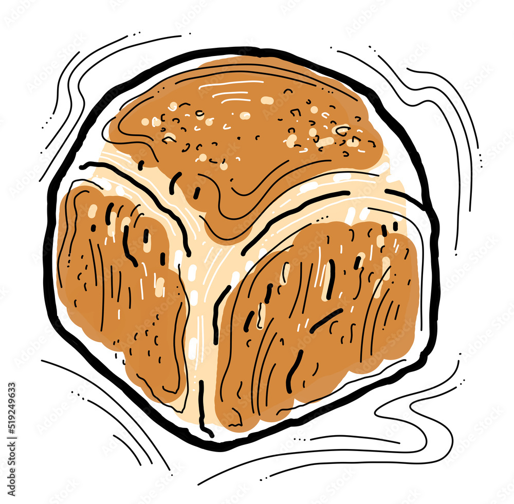 Tasty fresh bread from oven. Healthy food to every day dish. For bakery ...