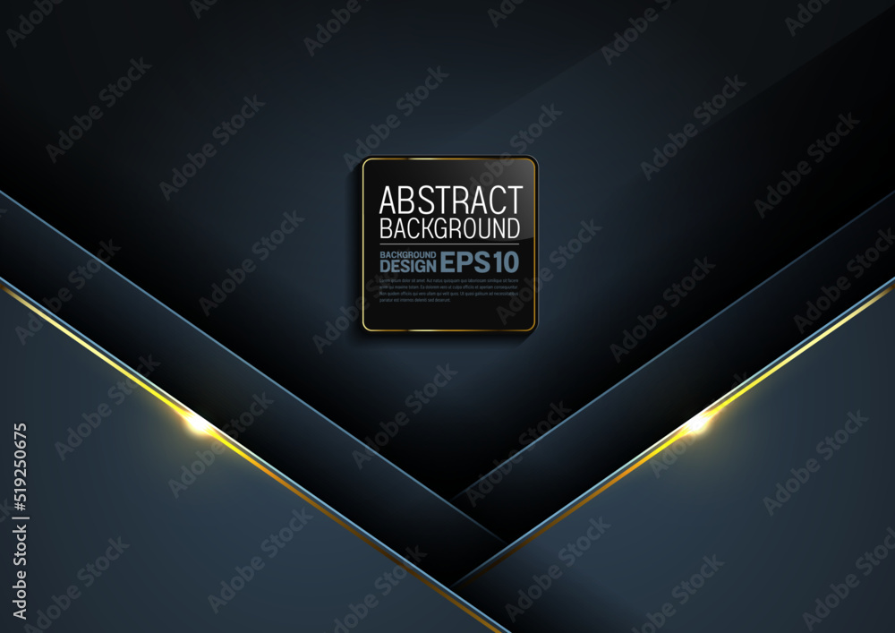 Luxury straight line background, overlap layer gold gradients ...