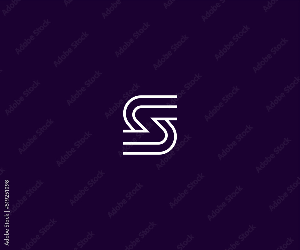 SS, SSS, S Letter Logo Vector Icon Template Abstract Monogram Symbol ...