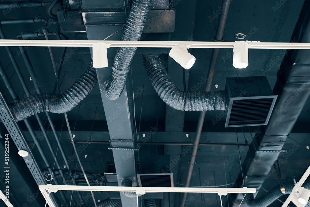 Ceiling mounted air condition units with other parts of ventilation ...