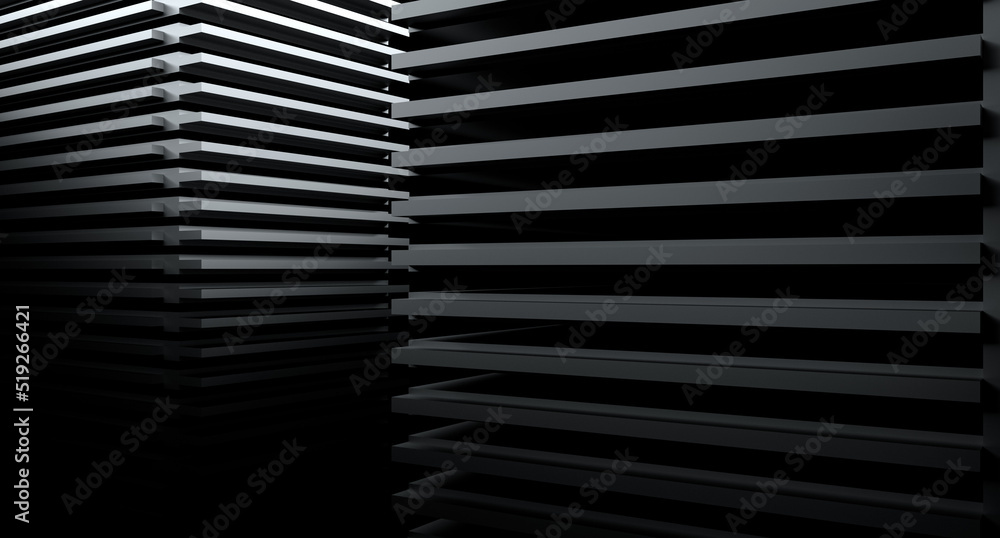 Black buildings abstract concept. Gray buildings, architecture design ...