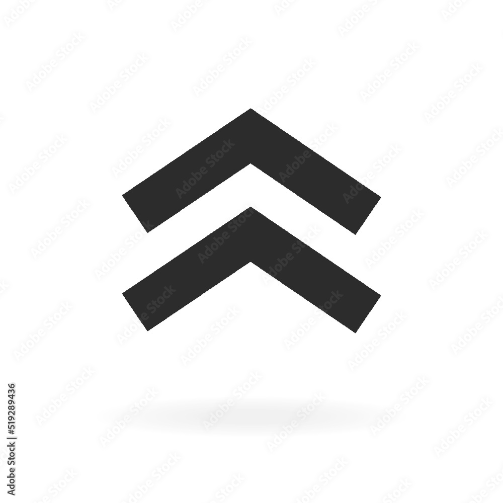 Vector scroll pictogram isolated on background for instagram stories ...