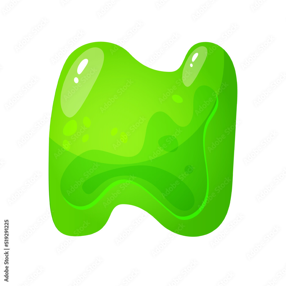 Vetor de Jelly colorful alphabets, comic alphabet for children. Jelly ...