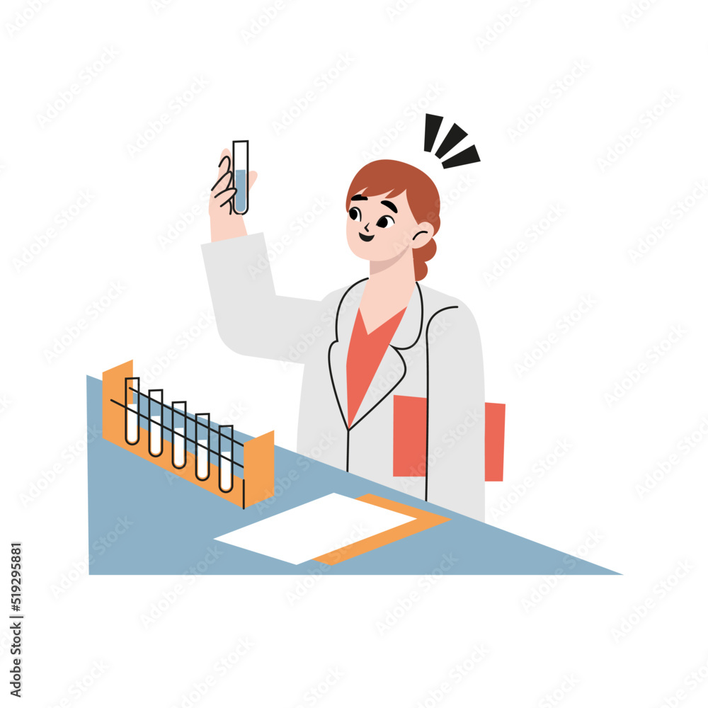 International Day of Women and Girls in Science. Science icon set ...