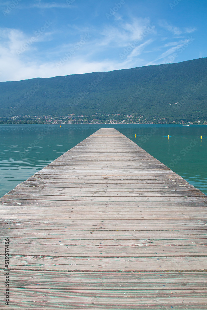 Ponton du Lido, lac du Bourget, Tresserve Stock Photo | Adobe Stock