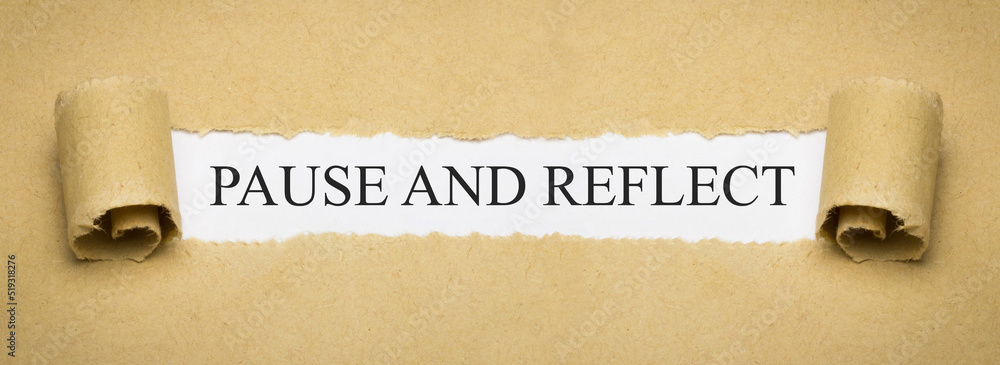 pause and reflect Stock Photo | Adobe Stock