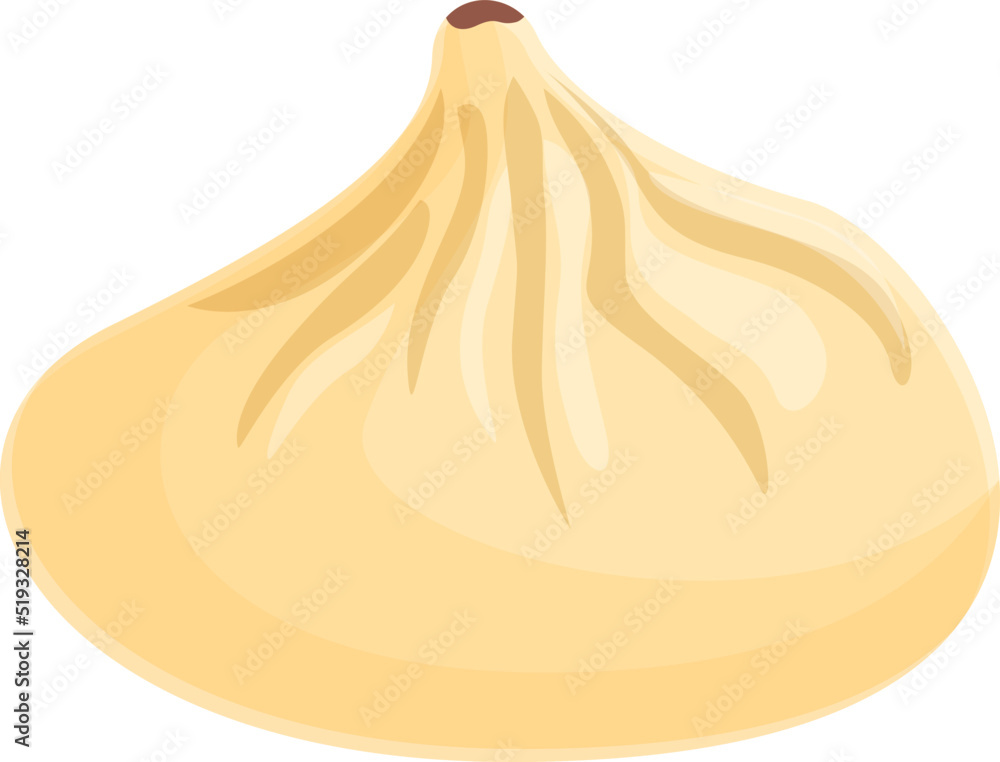 Steamed baozi icon cartoon vector. Bun dao. Asian basket Stock Vector ...