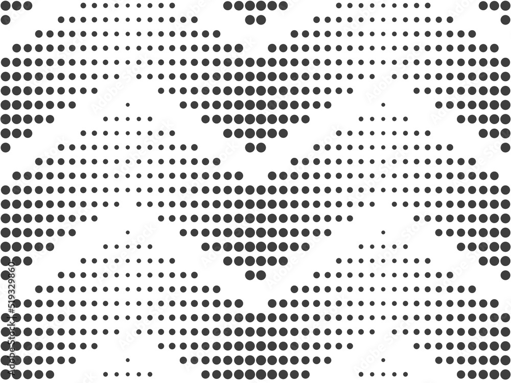 Black and white dotted, Pop Art seamless pattern. Pop art dotted retro ...