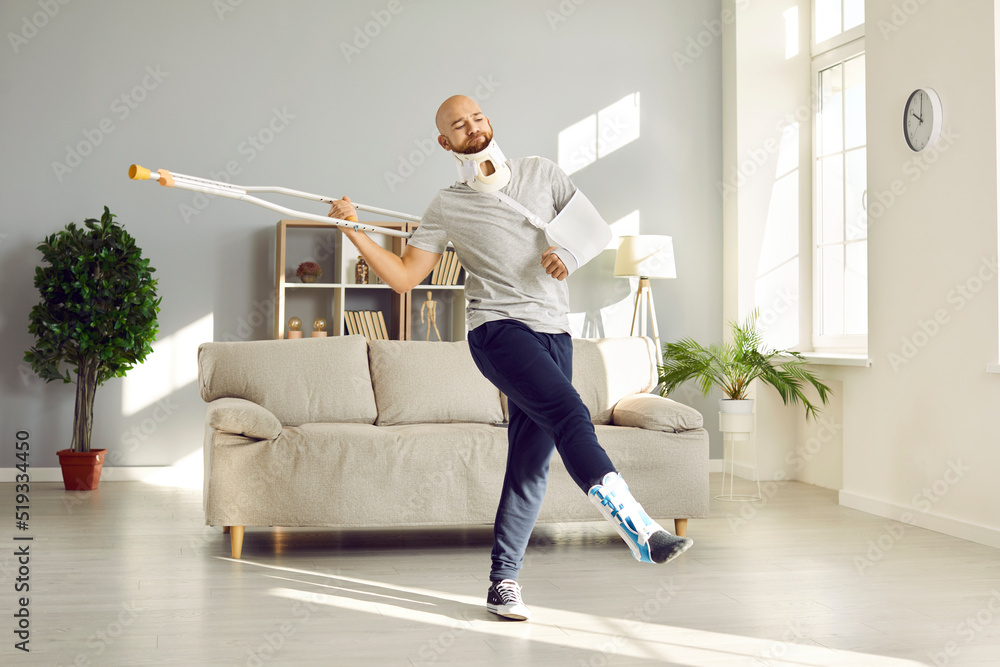 Man with multiple physical limb and body injuries recovers after ...