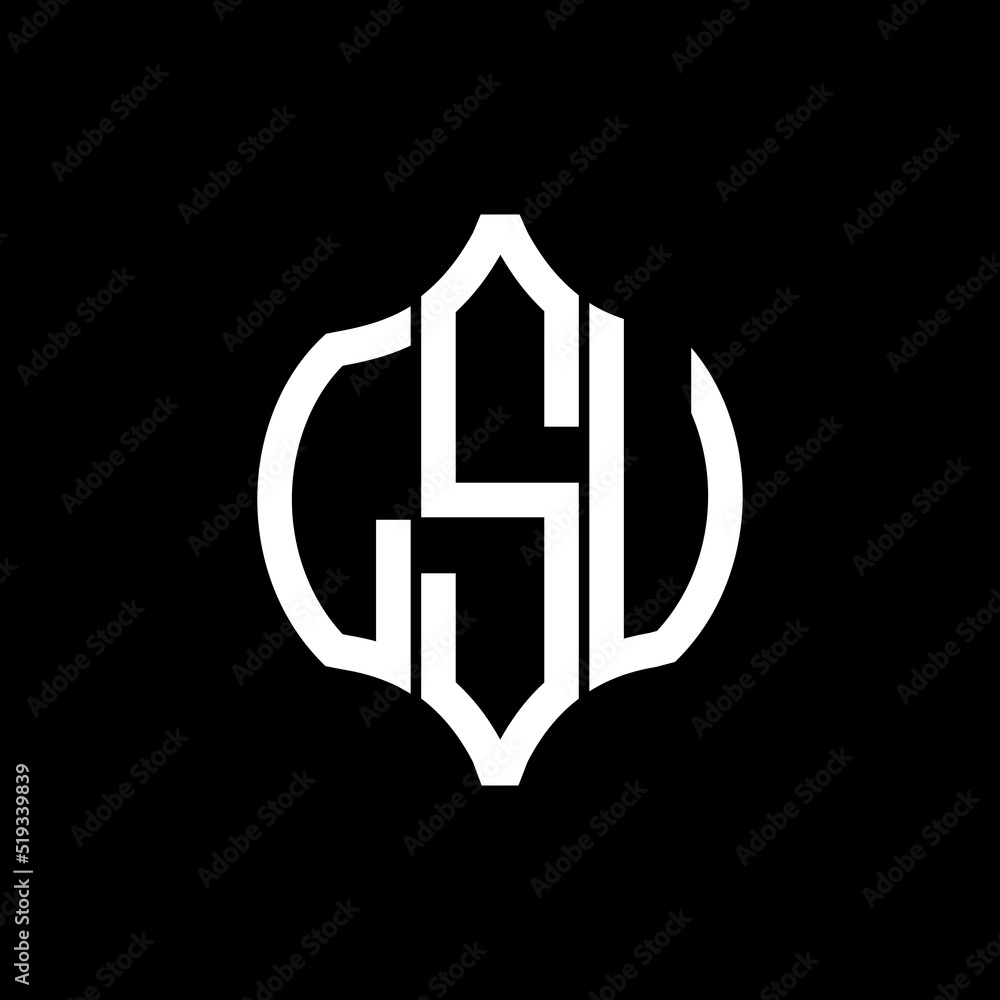 GSV letter logo. GSV best black background vector image. GSV Monogram ...