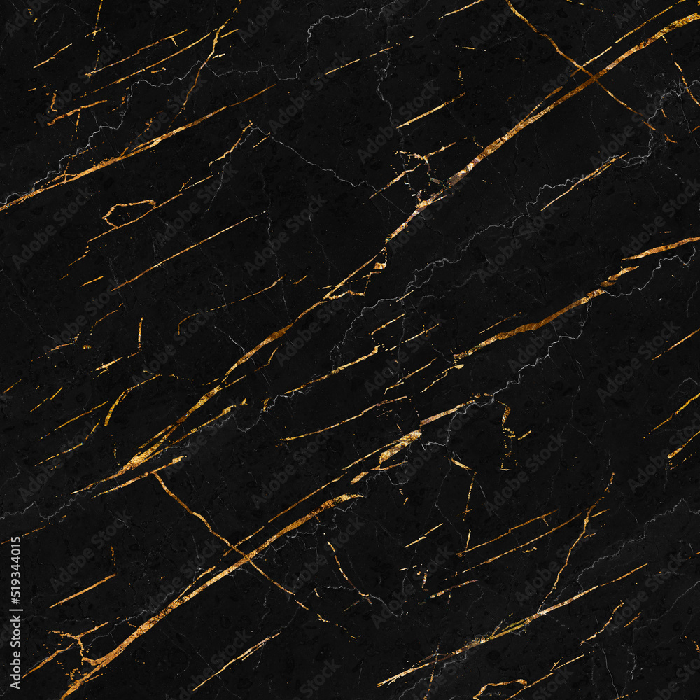 black marble with golden veins, Black marbel natural pattern for ...