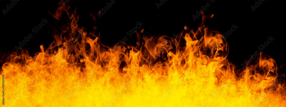 Fire and smoke after the crackers got fire. Fire embers particles over ...