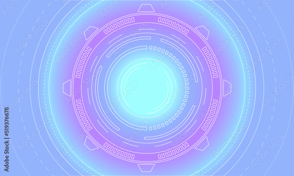 Neon gradient futuristic cyber technology background. Abstract ...