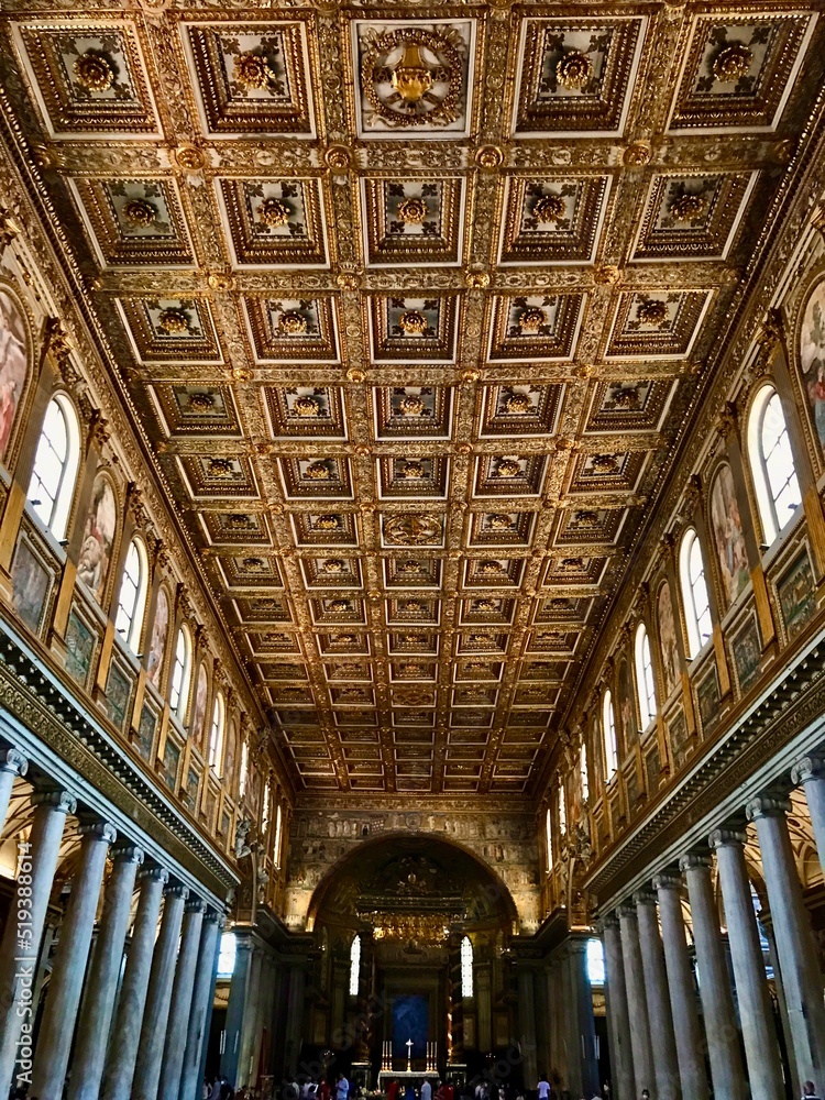 Poster Basilica Papale di Santa Maria Maggiore in Rom (Italien) – Wall ...