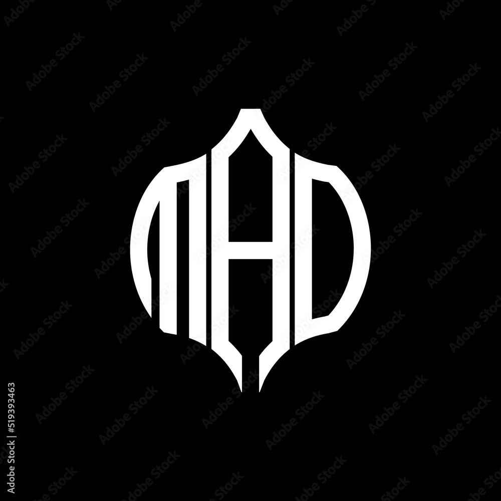MAO letter logo. MAO best black background vector image. MAO Monogram ...