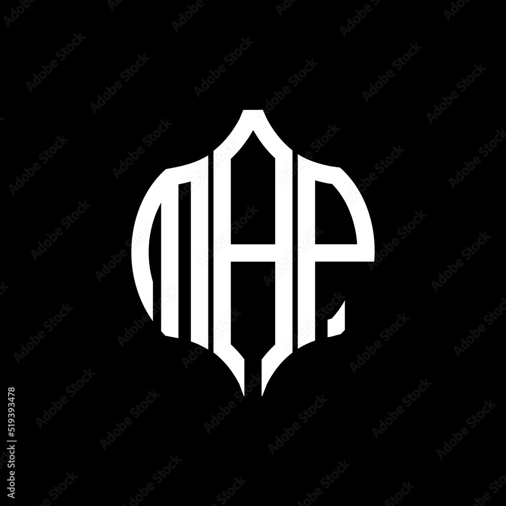 MAP letter logo. MAP best black background vector image. MAP Monogram ...