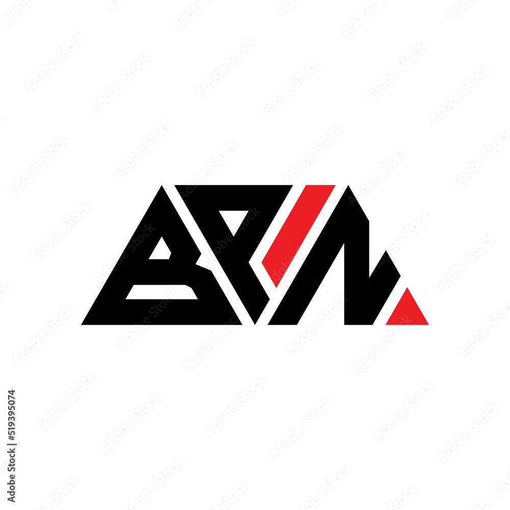 BPN triangle letter logo design with triangle shape. BPN triangle logo ...