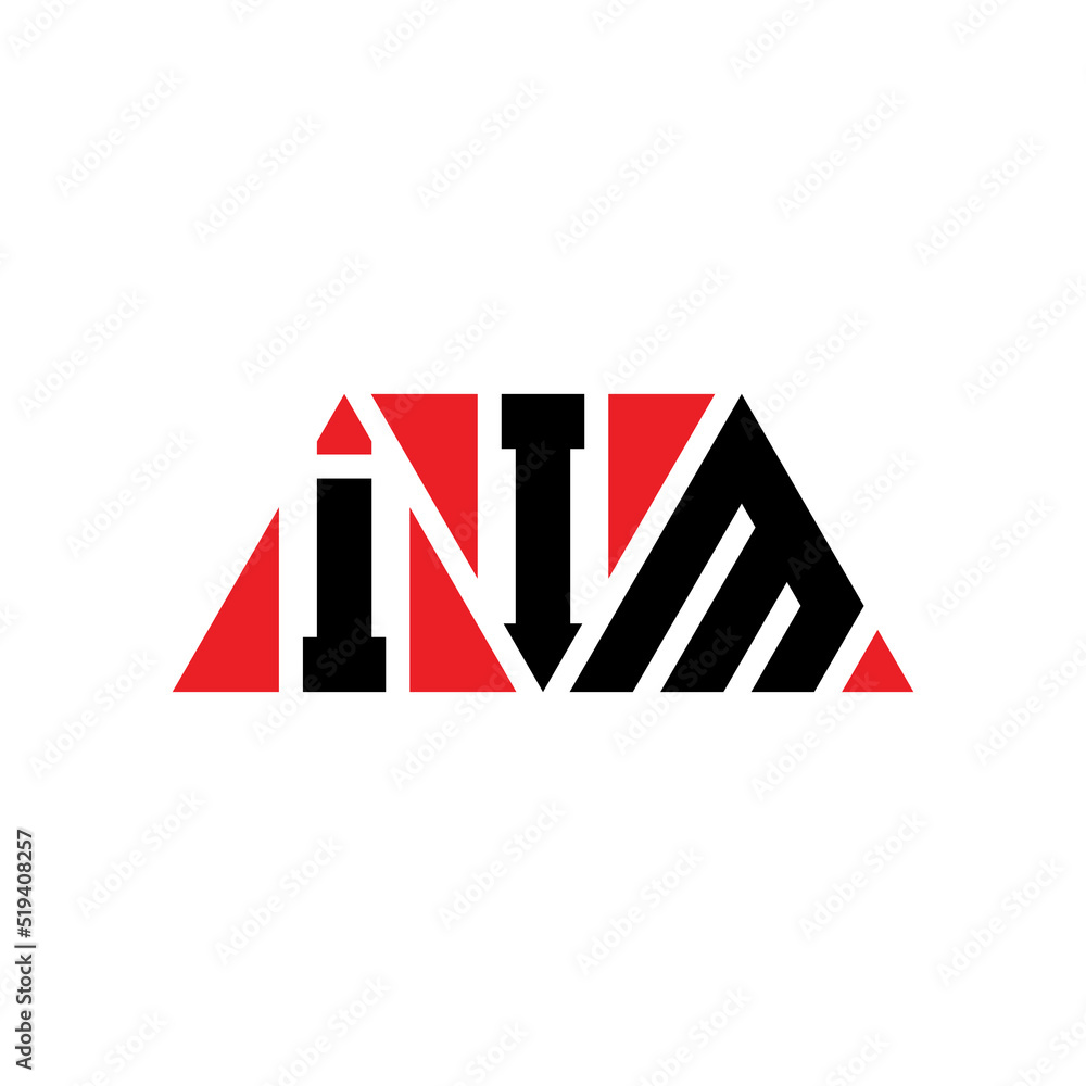 IIM tIIangle letter logo design with tIIangle shape. IIM tIIangle logo ...