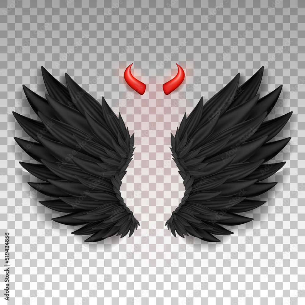 Realistic Devil Wings Png
