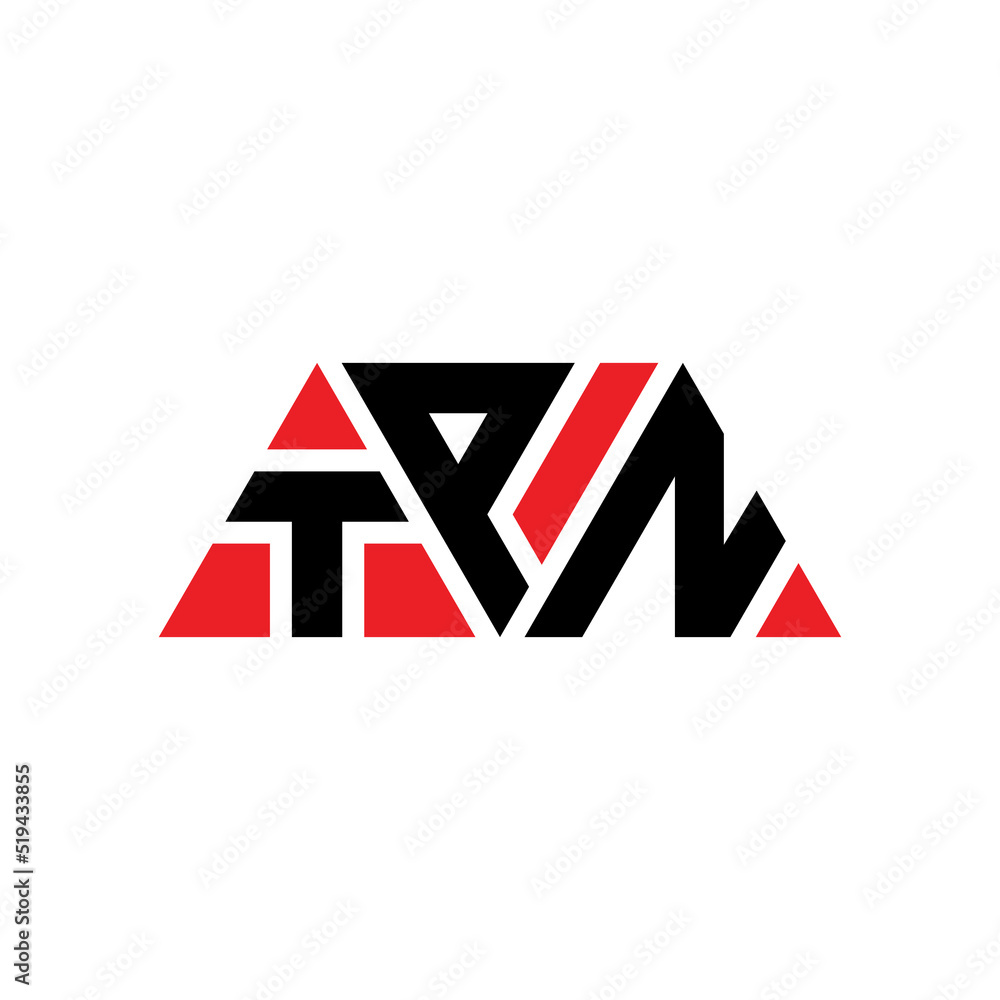 TPN triangle letter logo design with triangle shape. TPN triangle logo ...