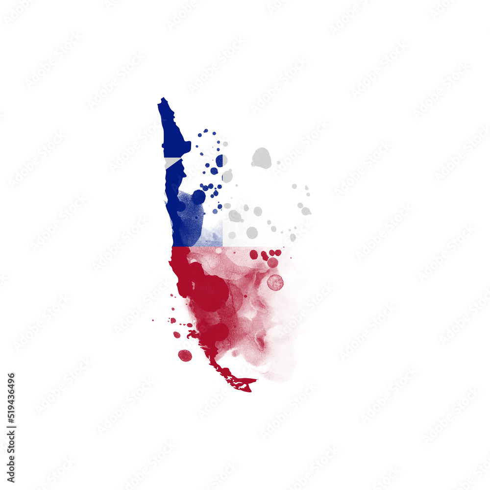 Sublimation background country map- form on white background. Artistic ...