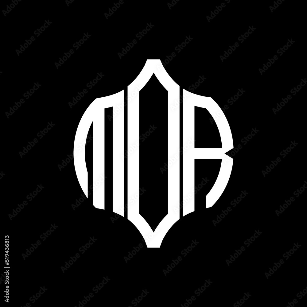 MOR letter logo. MOR best black background vector image. MOR Monogram ...