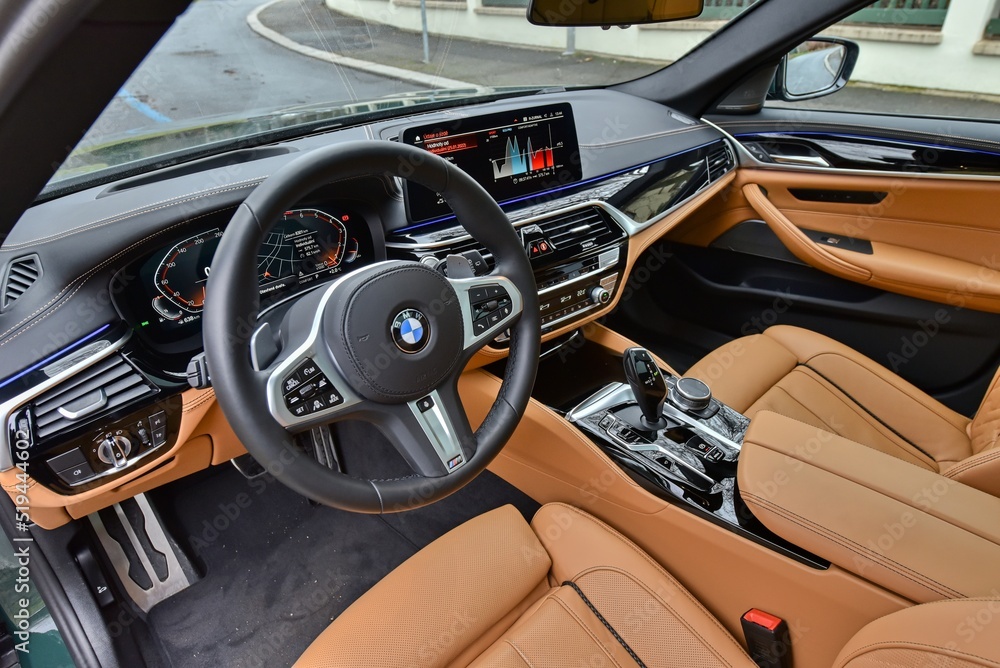 BMW 540i xDrive Touring. A luxurious, representative, six-cylinder car ...