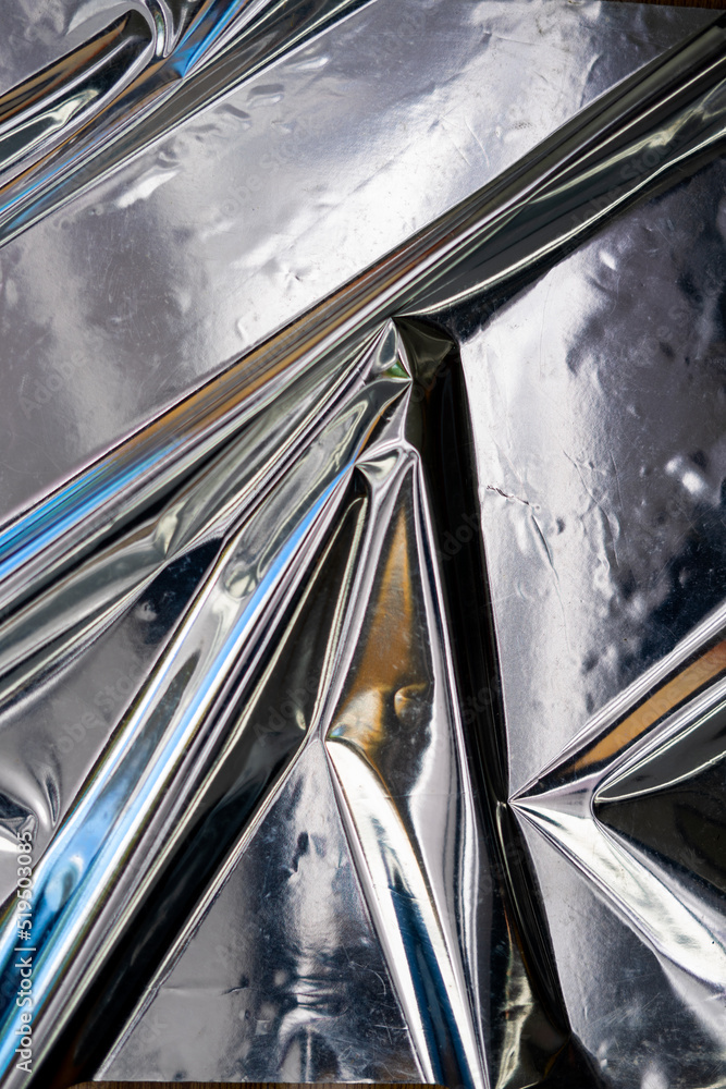 Blank glued aluminum foil texture for background and wallpaper ...