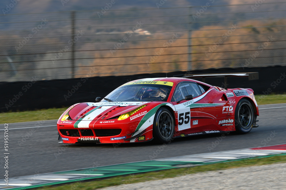Stockfoto Scarperia, 3 April 2022: Ferrari 458 GTE 2011 in action ...
