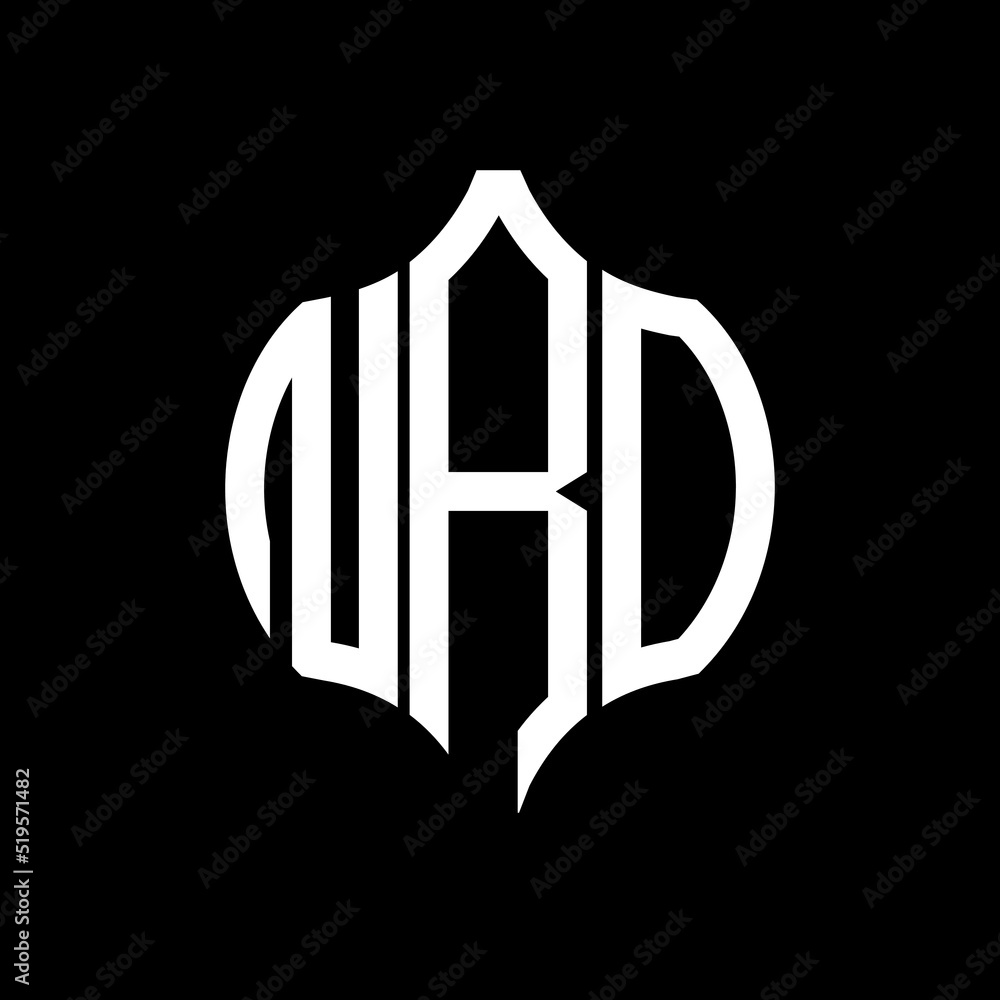 NRO letter logo. NRO best black background vector image. NRO Monogram ...