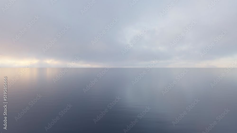 sky and water reflection rain clouds evening over water sun rays ...