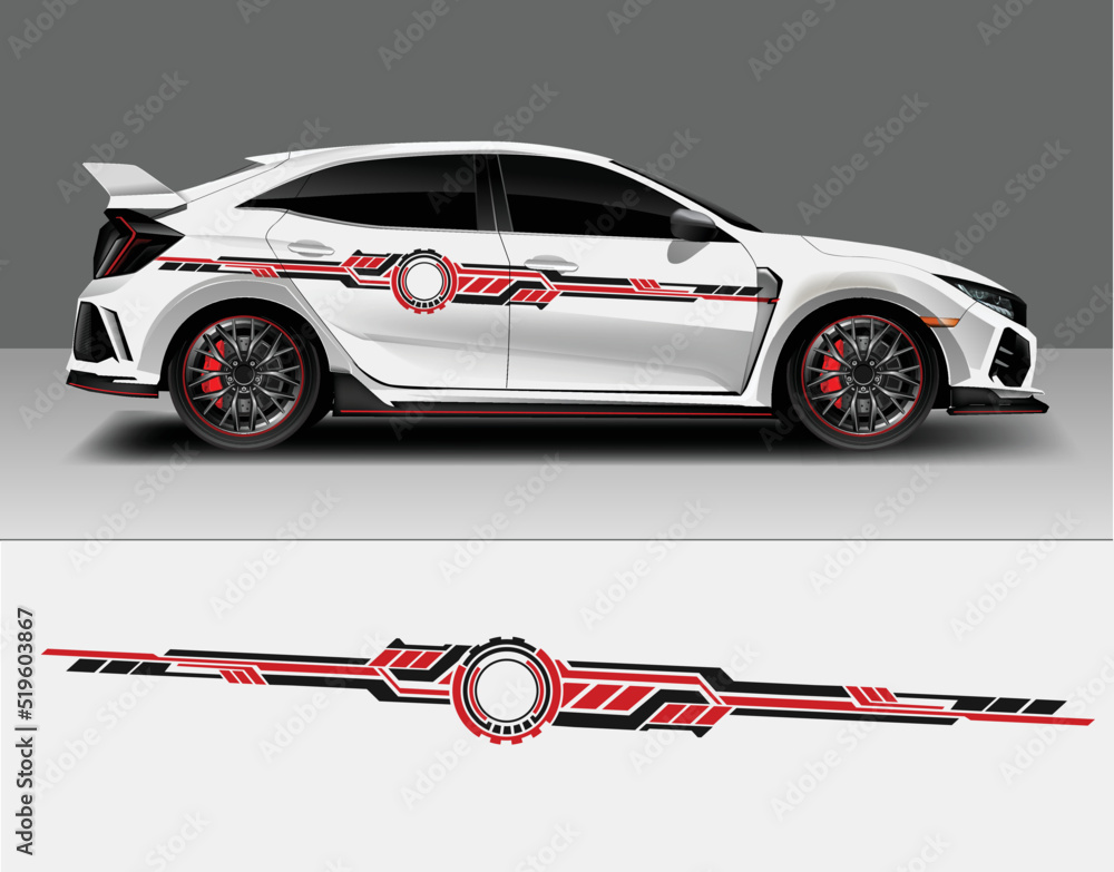 Vinyl sticker Decals set for Car truck mini bus modify Motorcycle ...