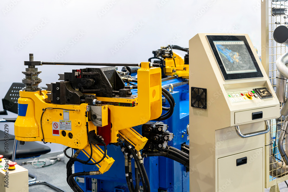 precision automatic cnc hydraulic press pipe or tube bending machine ...